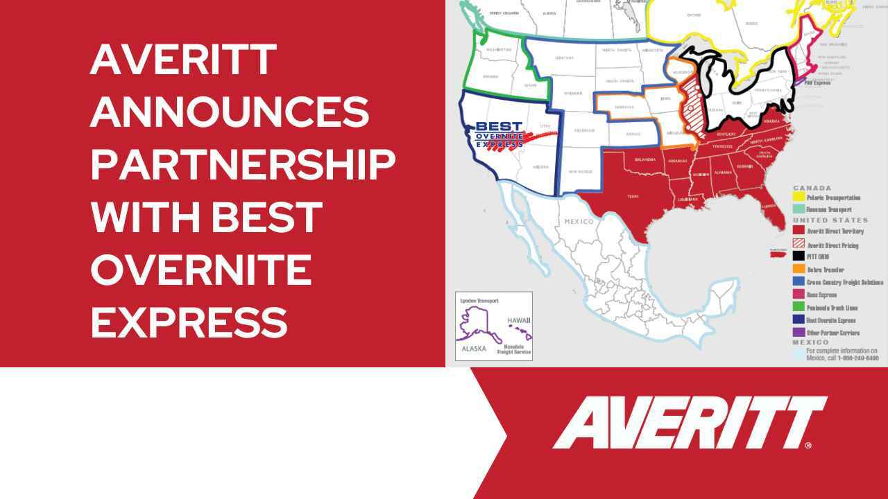 Averitt Announces Partnership with Best Overnite Express